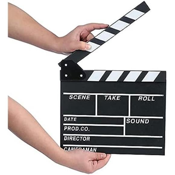 Other | Movie Film Clap Board Hollywood Clapper Board Wooden Film Movie ...